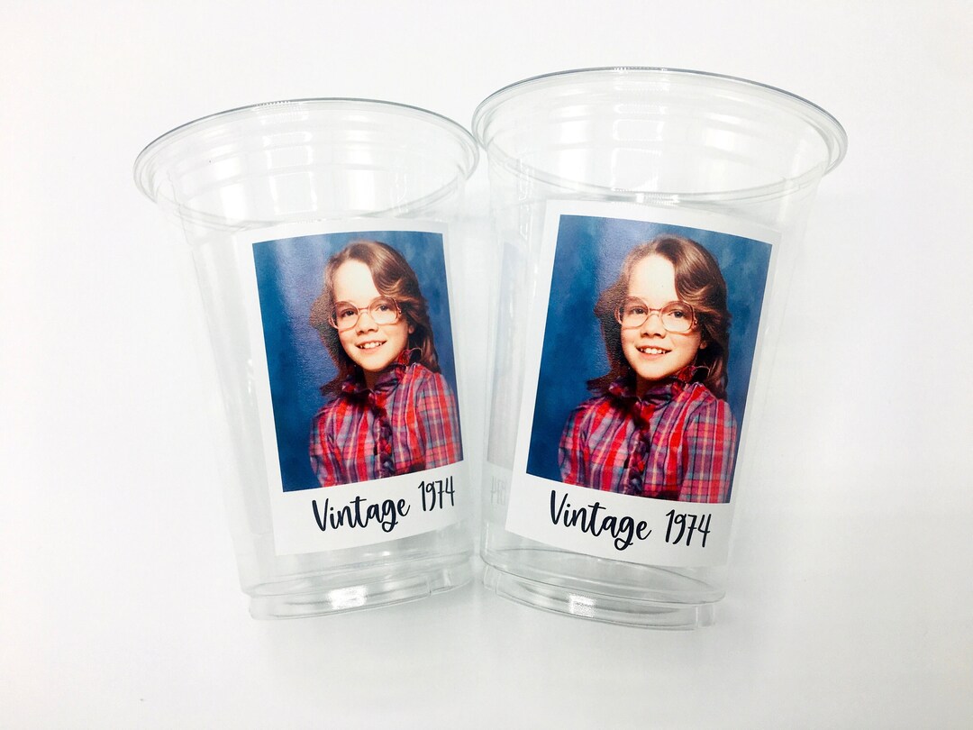 Custom Plastic Cups, Personalized Party Cups, Personalized 50th ...