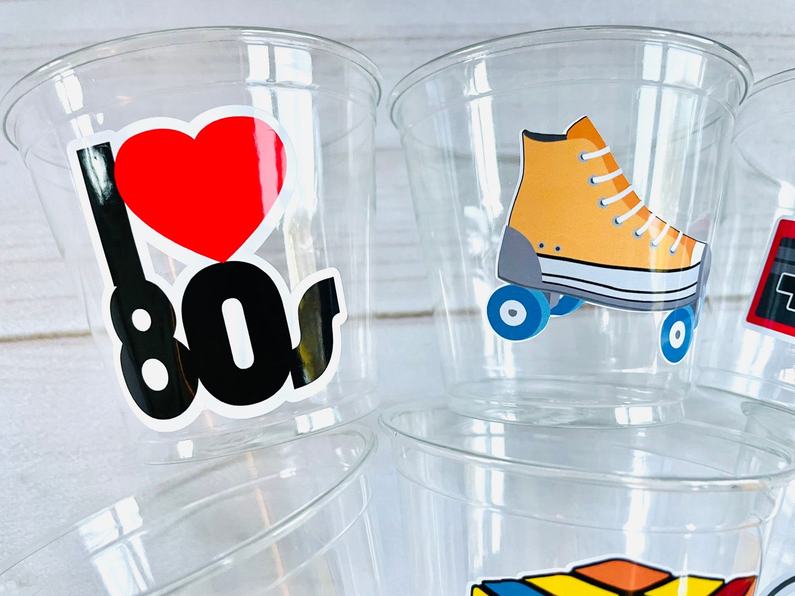 80s Party Cups 80s Party Decorations I Love the 80s Party - Etsy