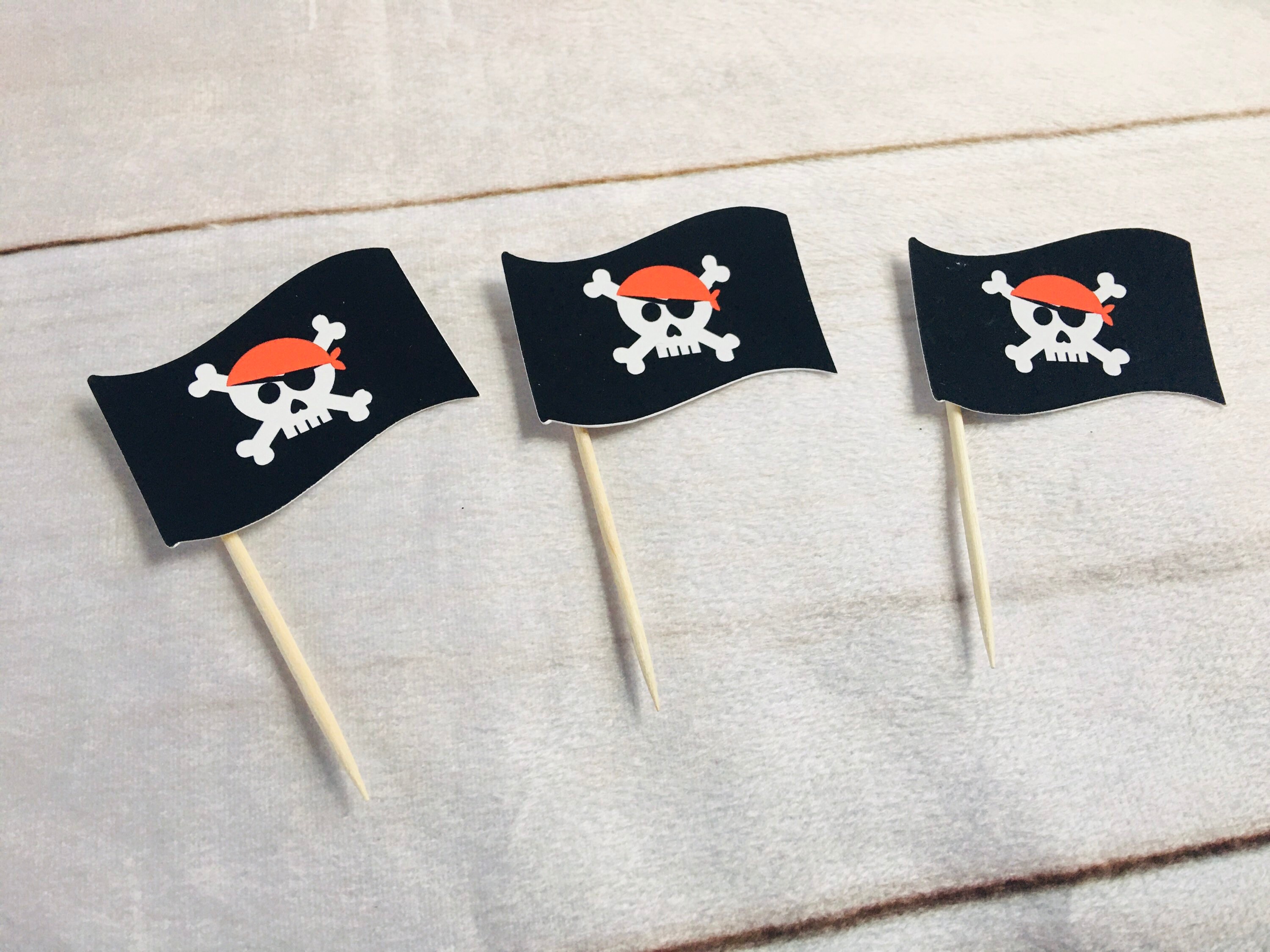 Pirate Party Cupcake Toppers Pirate Cupcake Toppers Pirate - Etsy