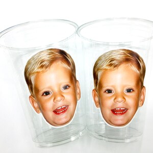 Personalized Photo Birthday Cups, Custom Cups With Face, Face Photo ...