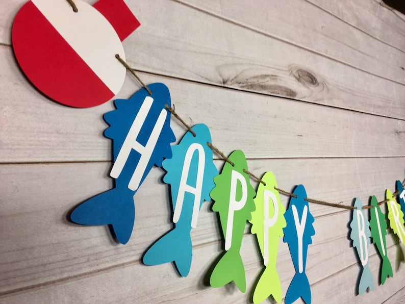 Fishing Birthday Banner Fishing Banner Fishing Birthday - Etsy