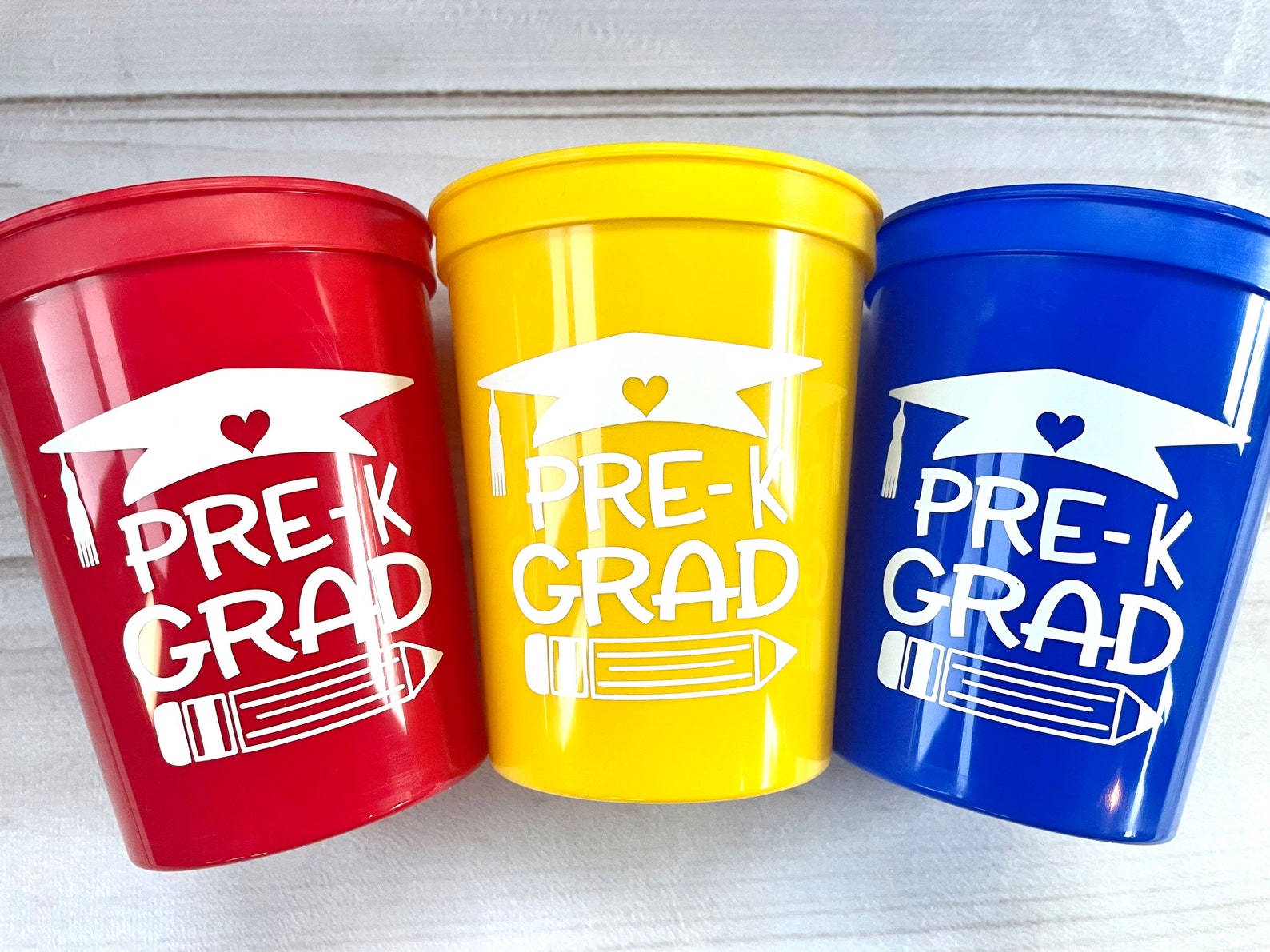 Pre K Cups Pre Kindergarten Graduation Kindergarten - Etsy