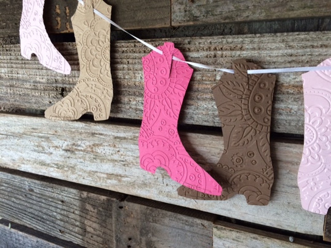 Cowgirl Party Garland Cowgirl Garland Cowgirl Party Decorations Cowgirl ...