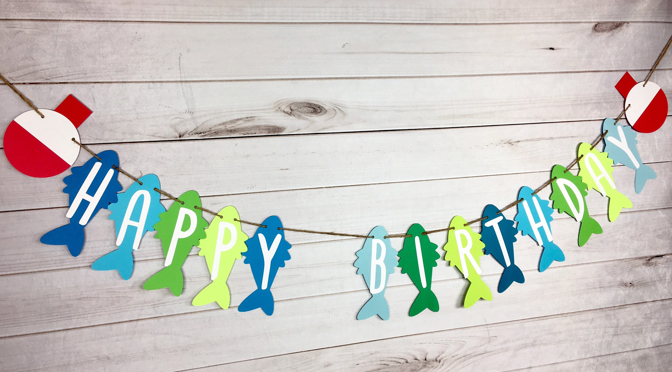 Fishing Birthday Banner Fishing Banner Fishing Birthday | Etsy