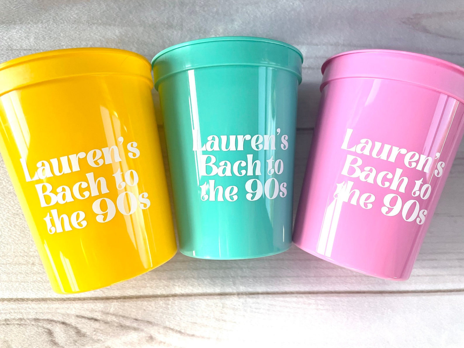 80s Party Cups – Reusable Stadium Cups, Retro Birthday Decorations - Etsy