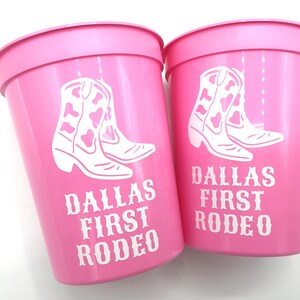 Cowgirl Not My First Rodeo Birthday Cups, 2nd Rodeo Party Cups ...