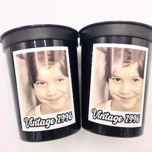 Custom Plastic Cups, Personalized Party Cups, Personalized Birthday ...