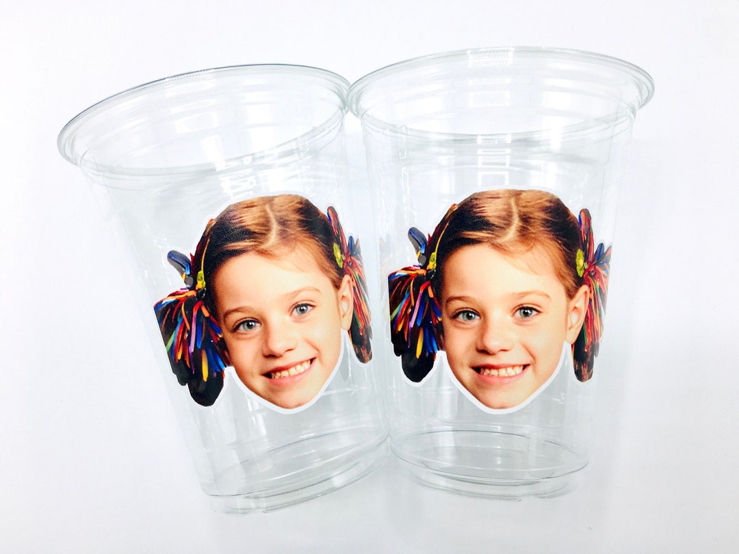 Personalized Photo Birthday Cups, Custom Cups With Face, Face Photo ...