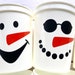 Snowman Party Cups, Vinyl Decals, Christmas Favors (16 Fl Oz) - Etsy
