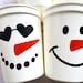 Snowman Party Cups, Vinyl Decals, Christmas Favors (16 Fl Oz) - Etsy