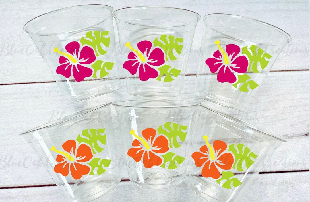 Luau Birthday Luau Party Luau Birthday Cups Luau Party - Etsy