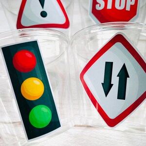 Stop Sign Cups Traffic Light Cups Traffic Sign Cups - Etsy