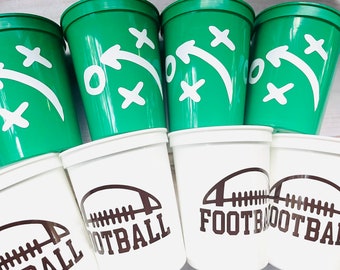 Football Party Cups Football Birthday Party Football Baby - Etsy