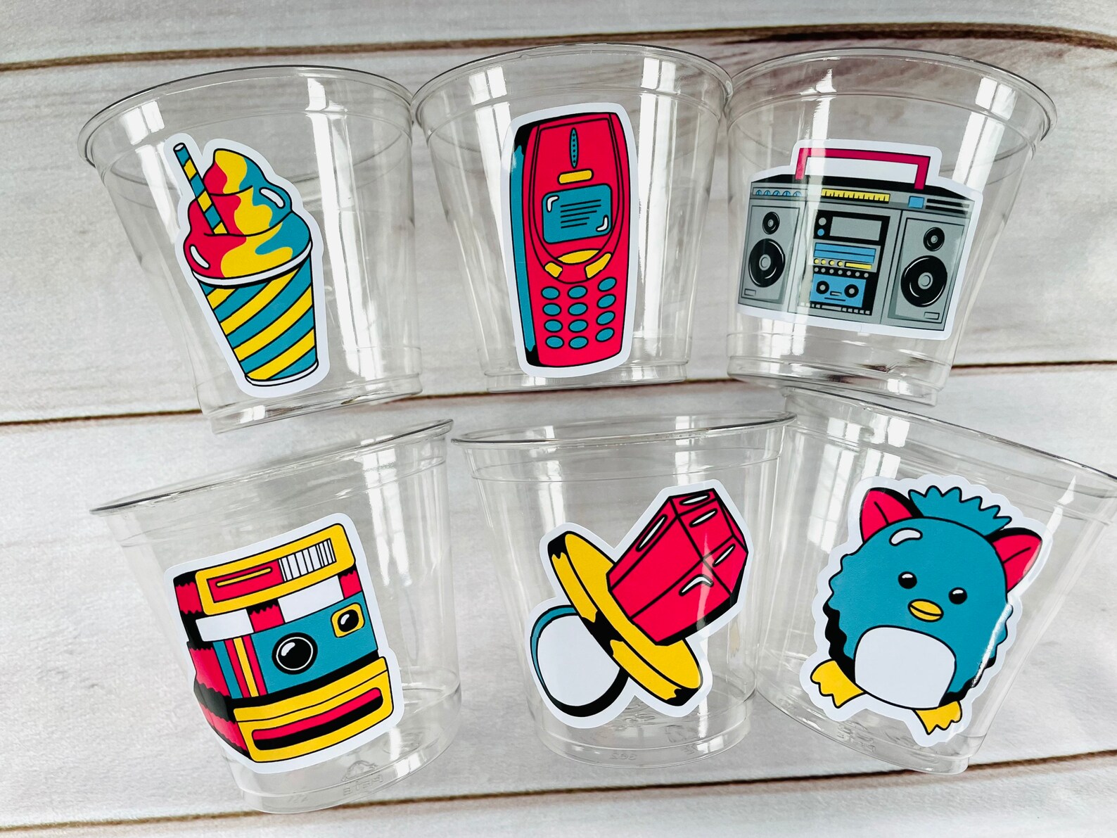 I Love the 90s Party Cups 90s Party Cups 90s Birthday - Etsy