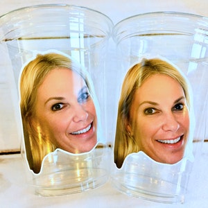Personalized Photo Birthday Cups, Custom Cups With Face, Face Photo ...