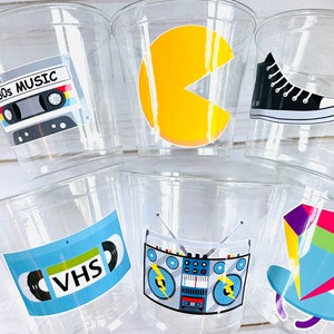 80s Party Cups - 80s Party Decorations, I Love the 80s Party Cups, 80 ...