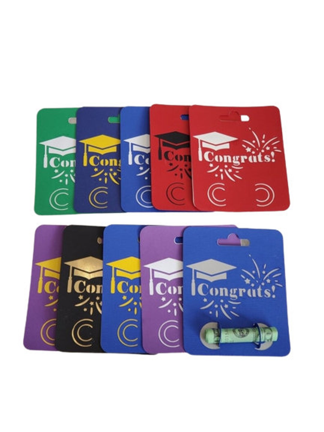 Congrats Graduate Gift Dollar Bill Holder Gift Holder No Dollar Bills ...