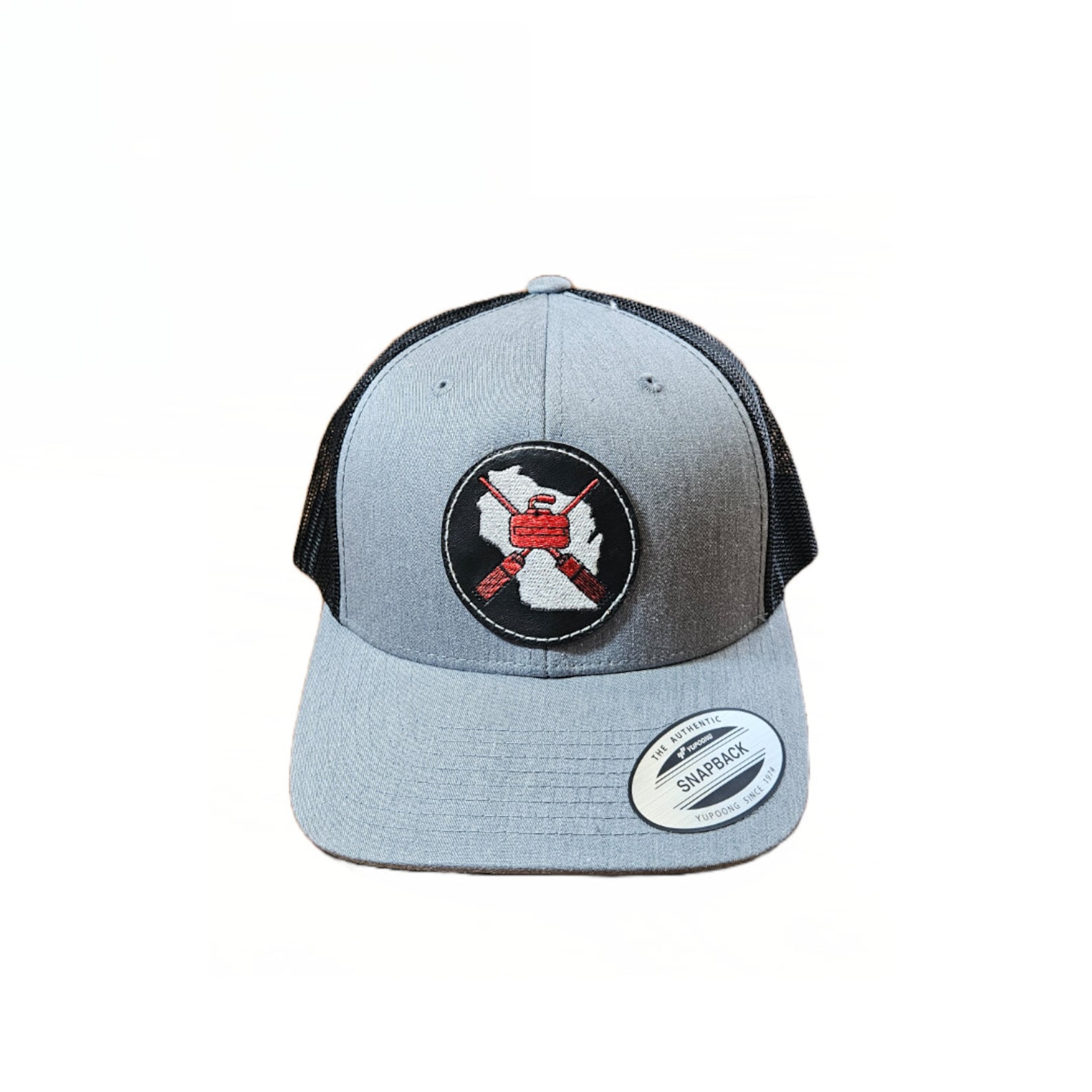 Wisconsin Curling Trucker Style Snapback Cap Hat With Embroidered Patch ...