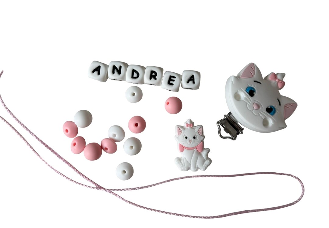 Complete KIT to Create Your Own Pacifier Clip Based on the Marie Model ...
