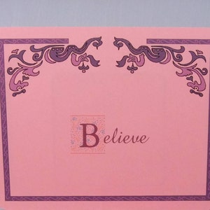 Disney Inspired Princess Note Cards Set of 6 With Decorated - Etsy