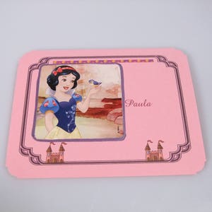 Disney Inspired Princess Note Cards Set of 6 With Decorated - Etsy