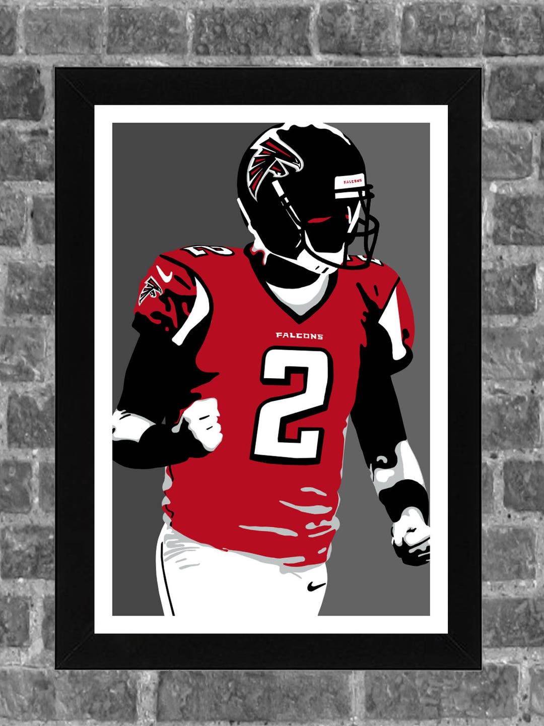 Atlanta Matt Ryan Portrait Sports Print Art 11x17 - Etsy