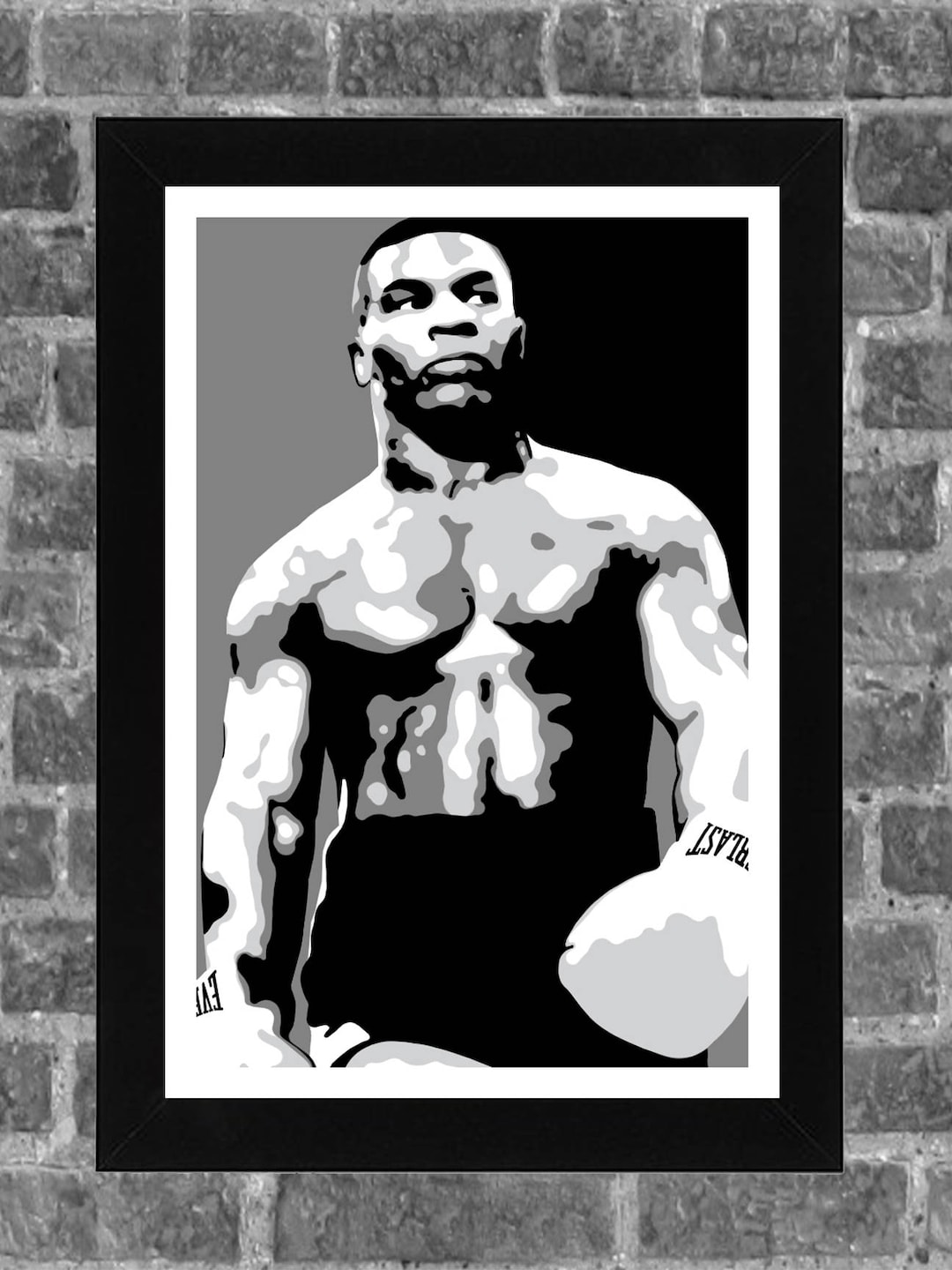 Mike Tyson Boxing Portrait Sports Print Art 11x17 - Etsy