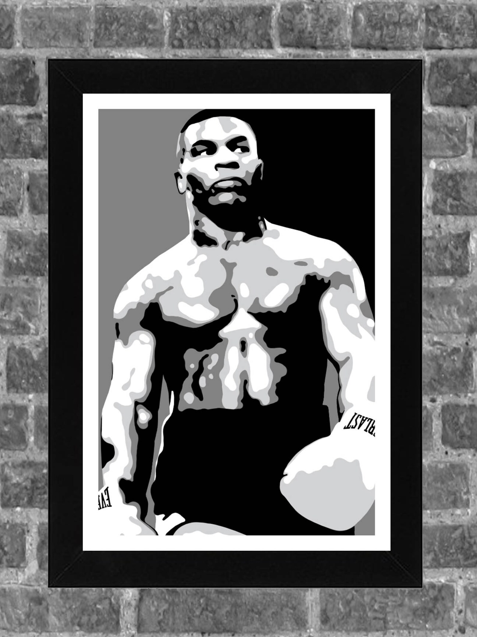 Mike Tyson Boxing Portrait Sports Print Art 11x17 - Etsy