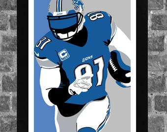 Calvin Johnson Art | Etsy