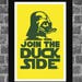 Oregon Ducks Sports Star Wars Join the Duck Side Poster Print | Etsy