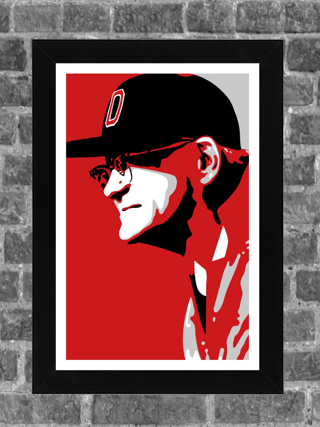 Ohio State Buckeyes Woody Hayes Portrait Sports Poster Print Art 11x17 ...