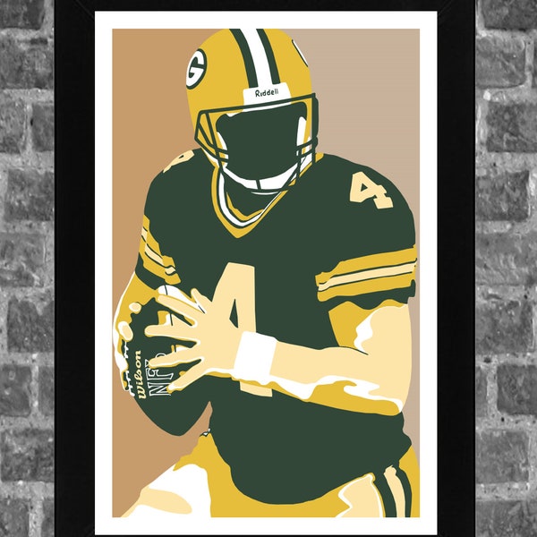Brett Favre Poster - Etsy
