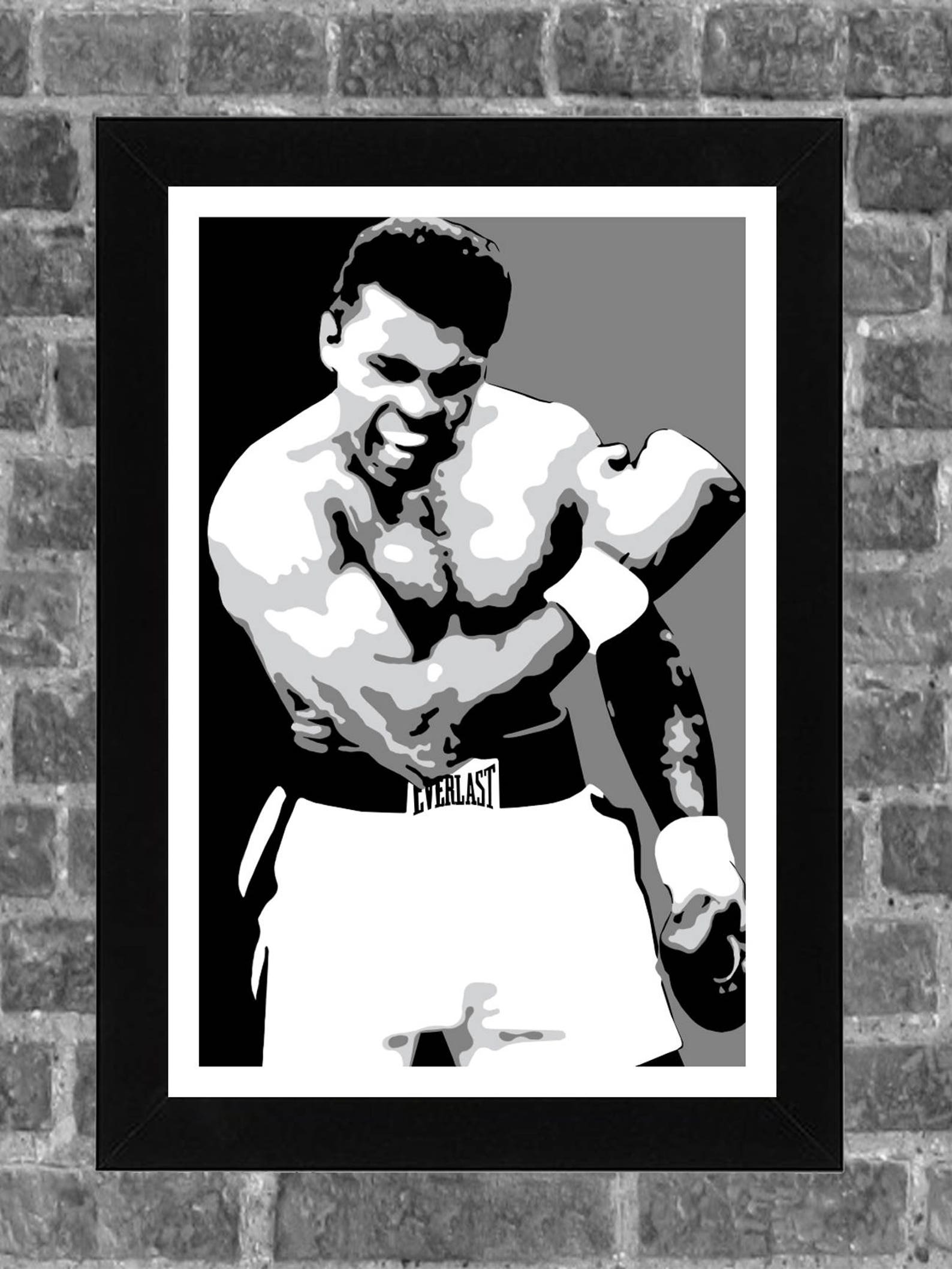 Muhammad Ali Boxing Portrait Sports Print Art 11x17 - Etsy