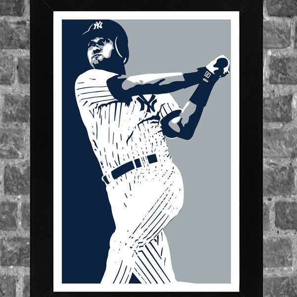 Derek Jeter Poster - Etsy