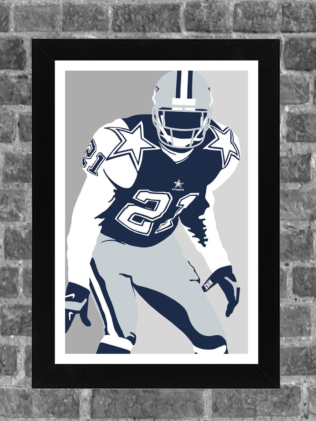 Dallas Deion Sanders Sports Poster Print Art 11x17 - Etsy