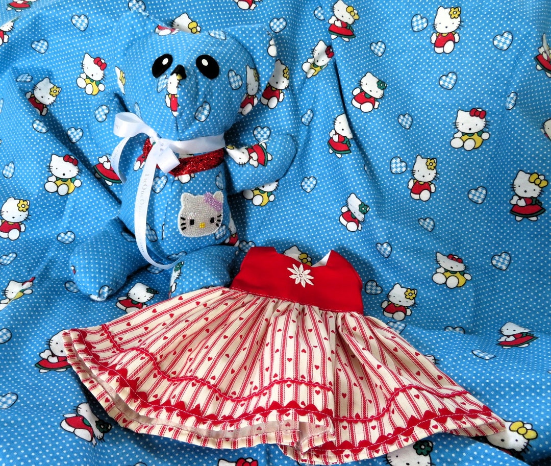 Hello Kitty Snuggle Blanket Hello Kitty Cuddle Buddy With Red Dress ...