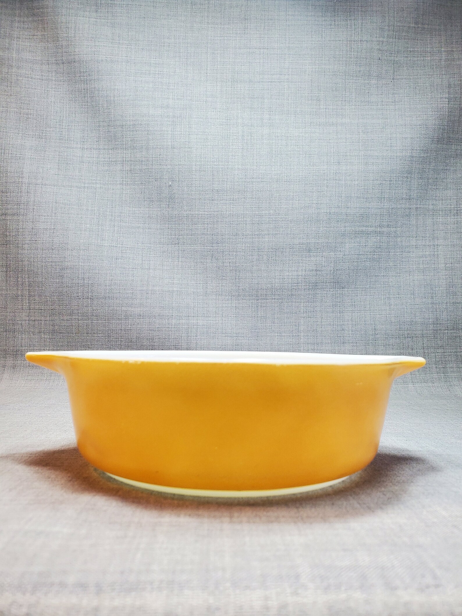 Vintage Pyrex Old Orchard, Vintage Pyrex Casserole, 1 Pint. Gold Pyrex ...