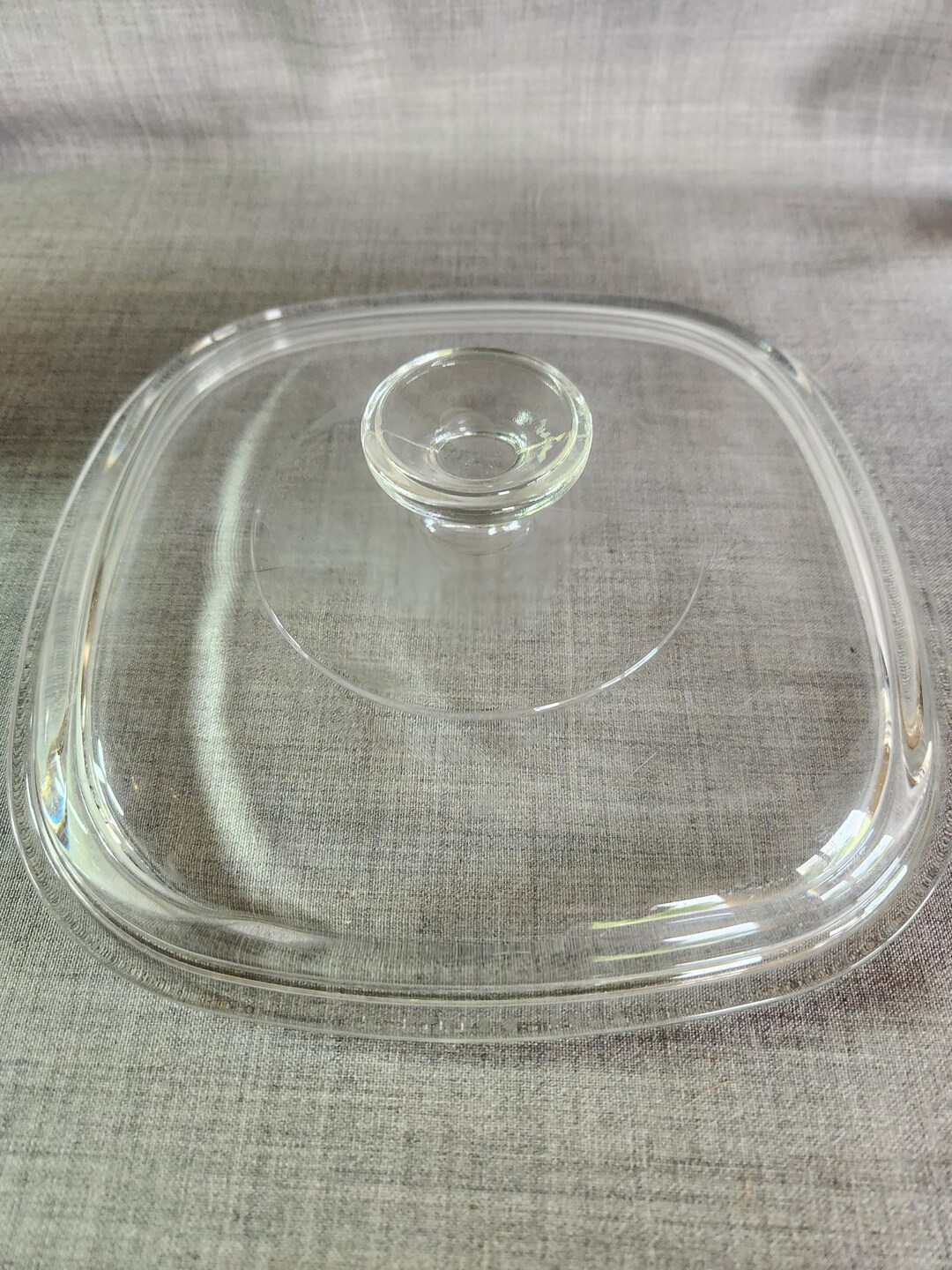 Vintage Pyrex Casserole Replacement Lid, 8 5/8 In. Pyrex Square Lid for ...