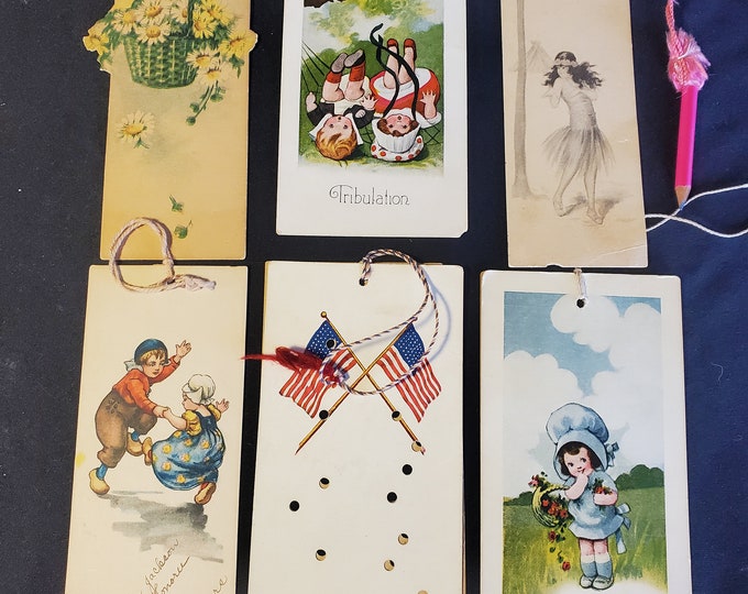 Lot of 6 Antique Dance Cards, Antique Ephemera, Dance Cards 1910's - Etsy
