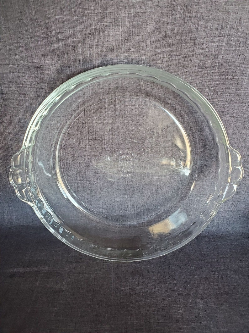 Pyrex Originals Clear Pie Pan Pyrex Pie Pan 9 In. Pyrex Clear | Etsy