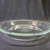 Pie Baking Plate Dish Lot of 3 Vintage Pyrex and Anchor Deep Dish ...