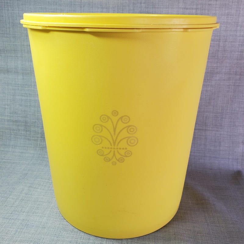 Yellow Tupperware - Etsy