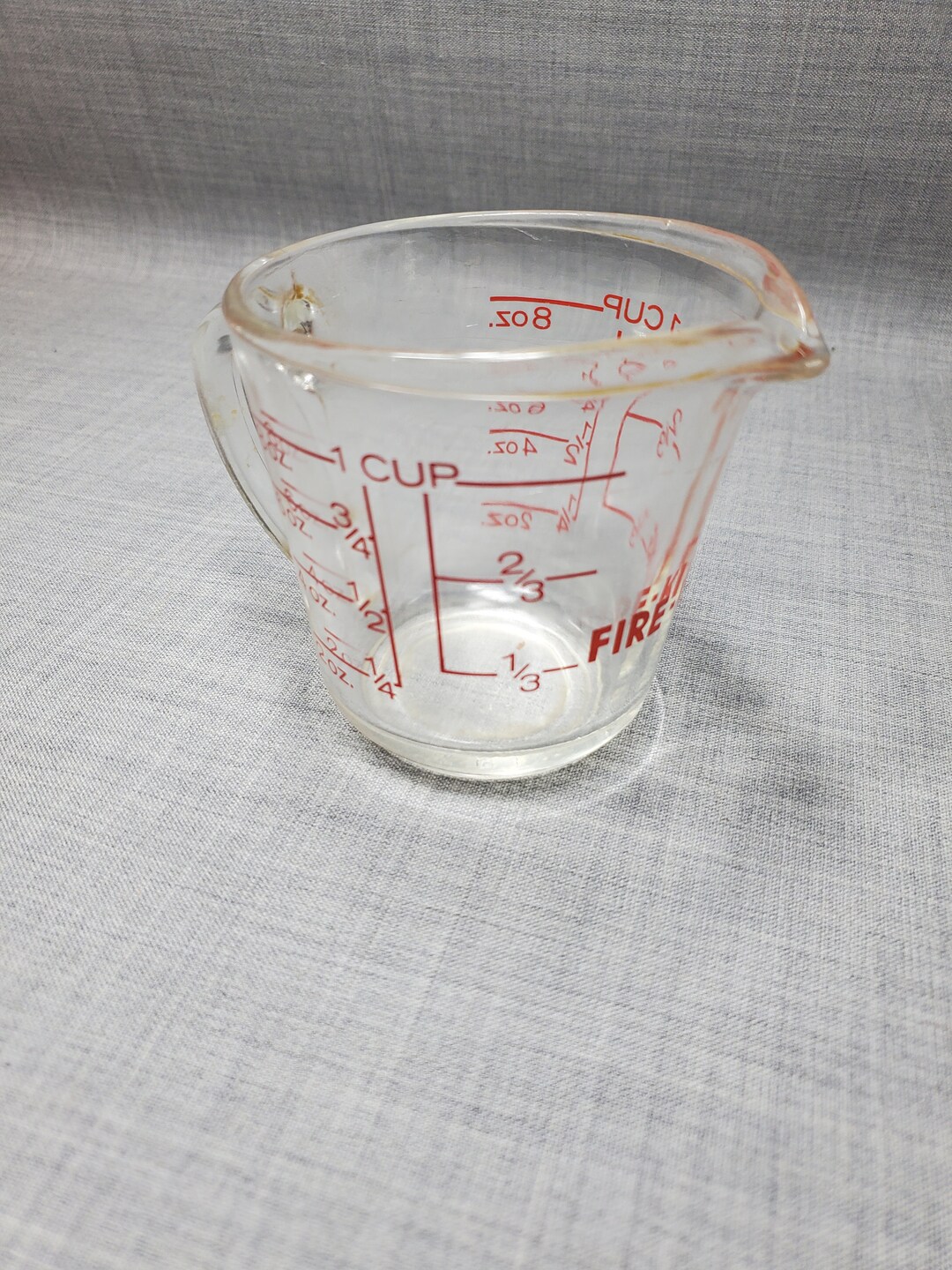 Vintage Fire King Measuring Cup 1950's, Vintage Fire King 1 Cup ...