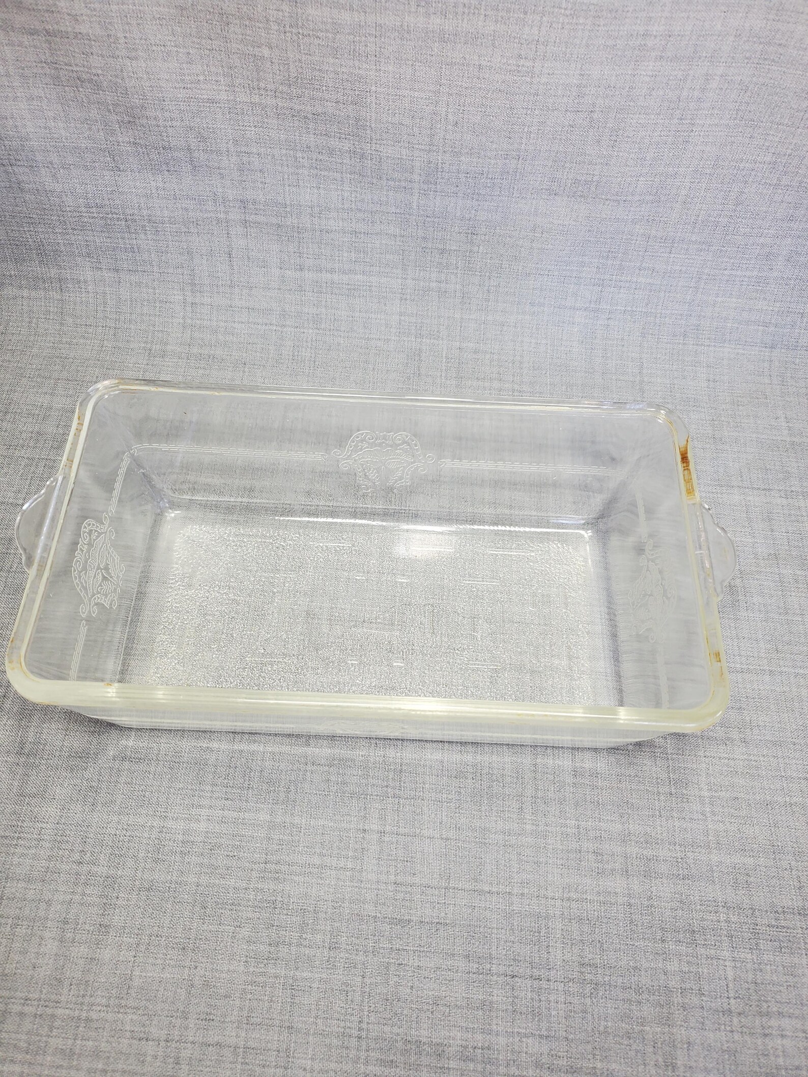Antique Philbe Clear Fire King Loaf Pan, Fire King Casserole, Fire King ...