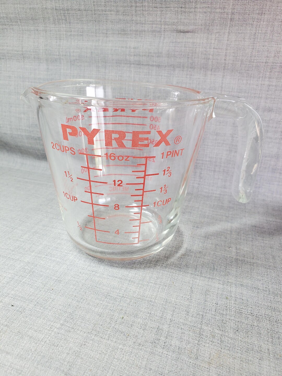 Vintage Pyrex Measuring Cup, Vintage Pyrex 2 Cup Measuring Cup, Antique ...