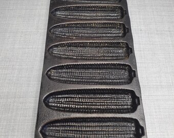 Vintage Lodge Divided Cornbread Cast Iron Skillet - Etsy