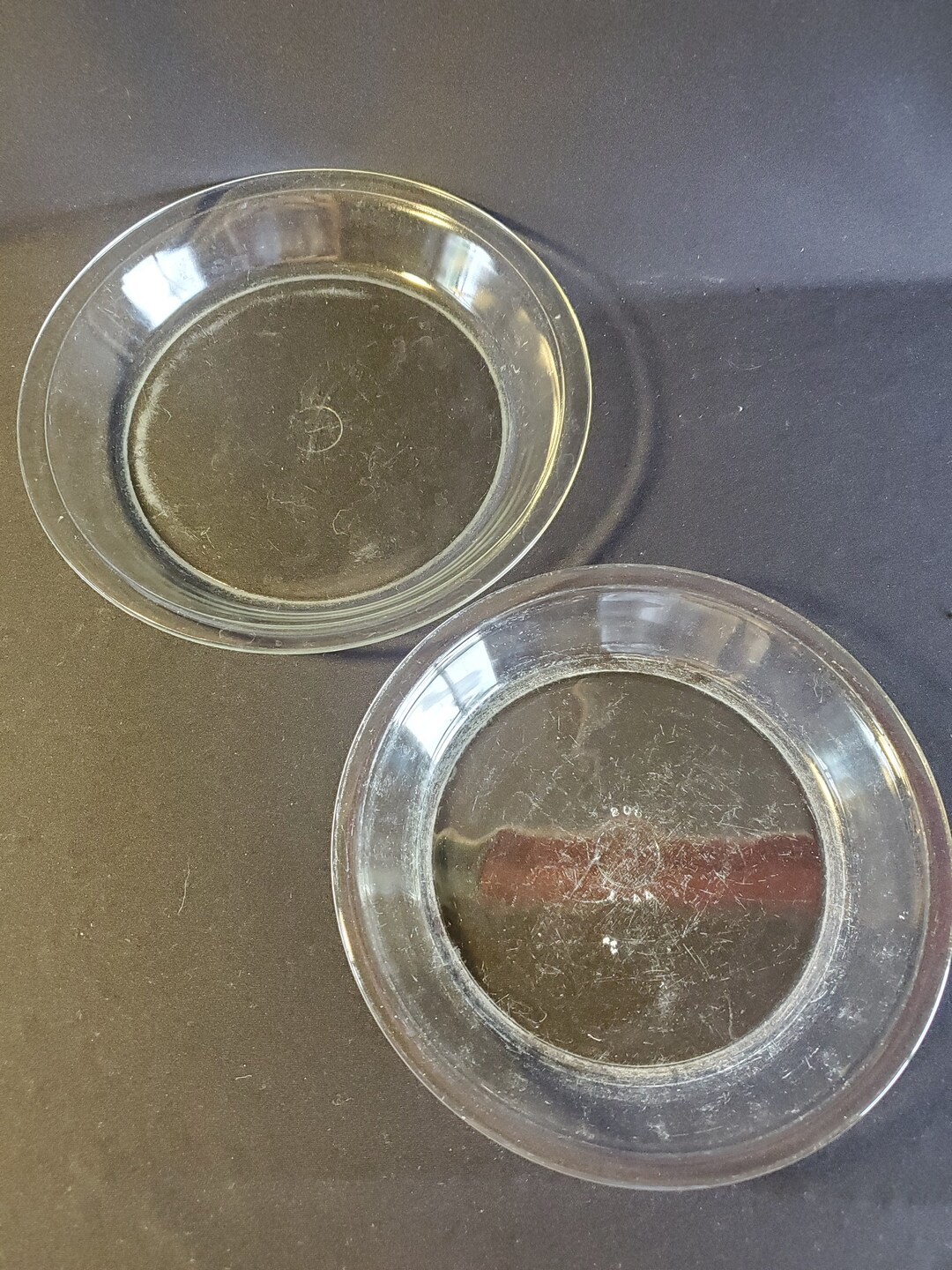 Pyrex Originals Clear Pie Pans Pyrex Pie Pans 8 12 And 9 12 In Pyrex Clear Pie Pans Pyrex