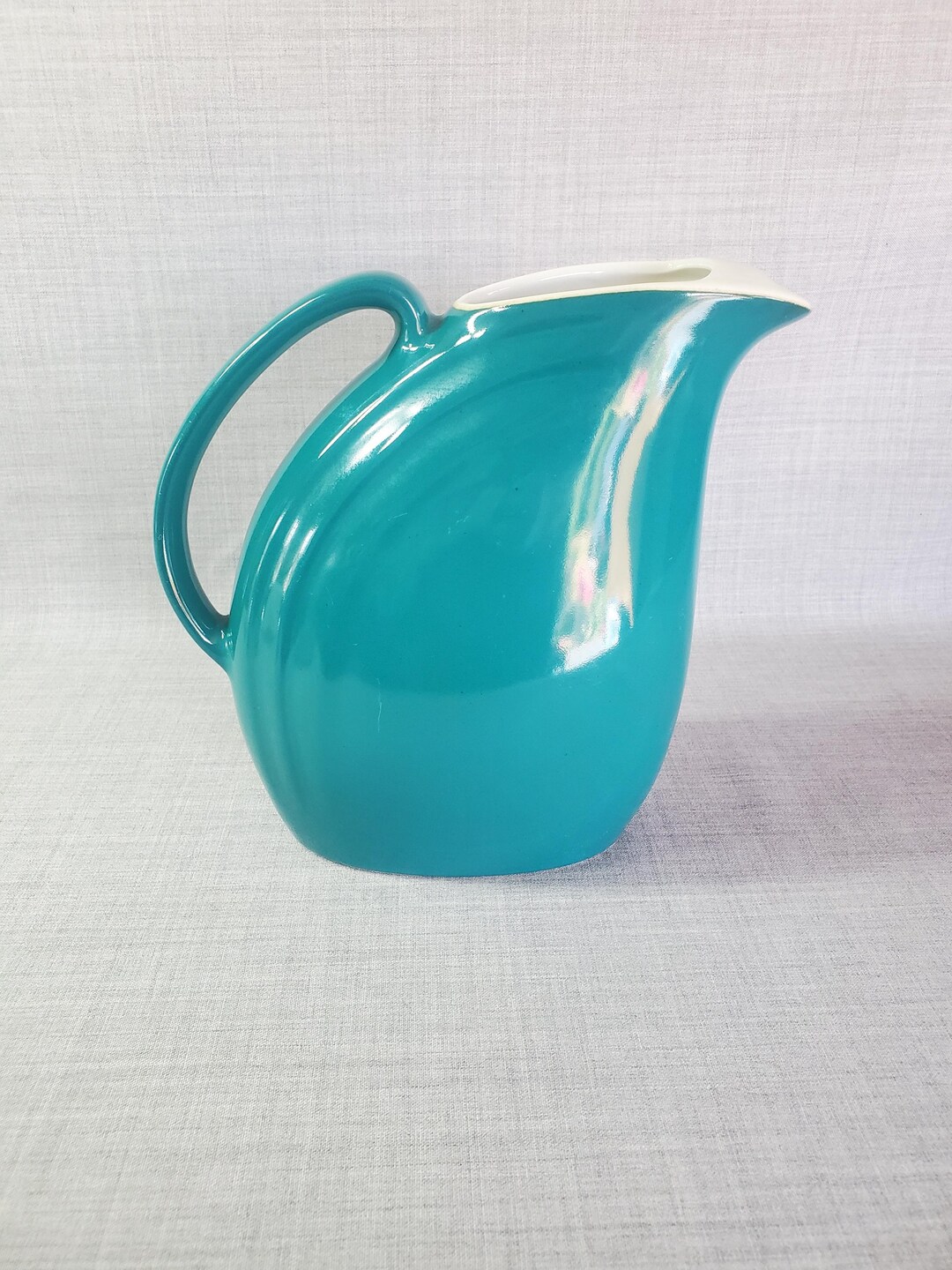 Green Hall Pitcher, Hall Pottery Green Pitcher, Vintage Hall Pottery - Etsy