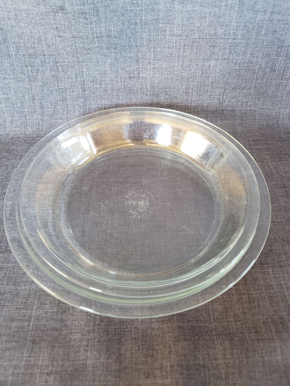 Pyrex Originals Clear Pie Pans Pyrex Pie Pans 9 12 In And 8 Etsy