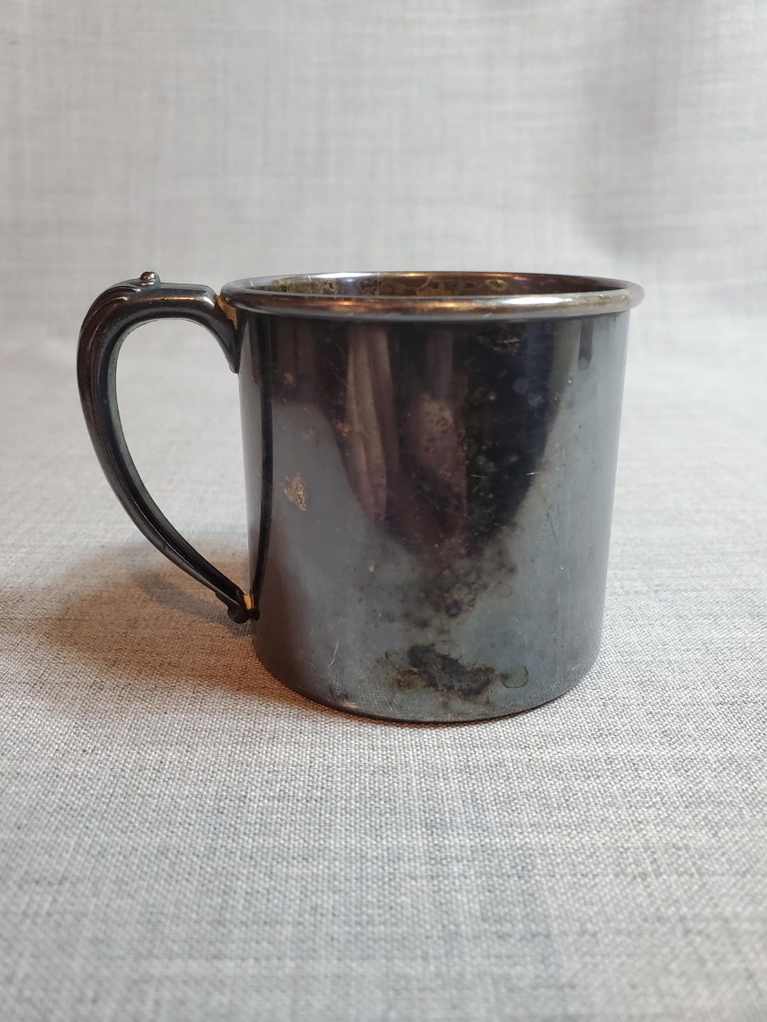 Oneida Tudor Plate Silverplated Baby Cup, Silver Baby Gift - Etsy